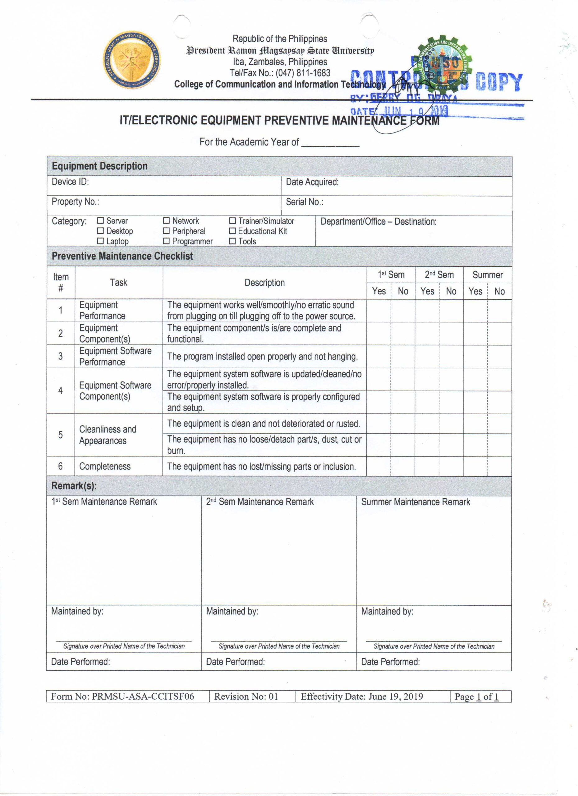 Enrollment Procedure / Policies – PRMSU College of Communication and ...